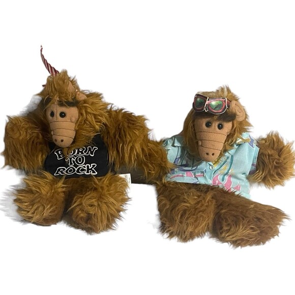 burger king | Toys | Vintage Alf Born To Rock And Alf Hawaiian Hand ...